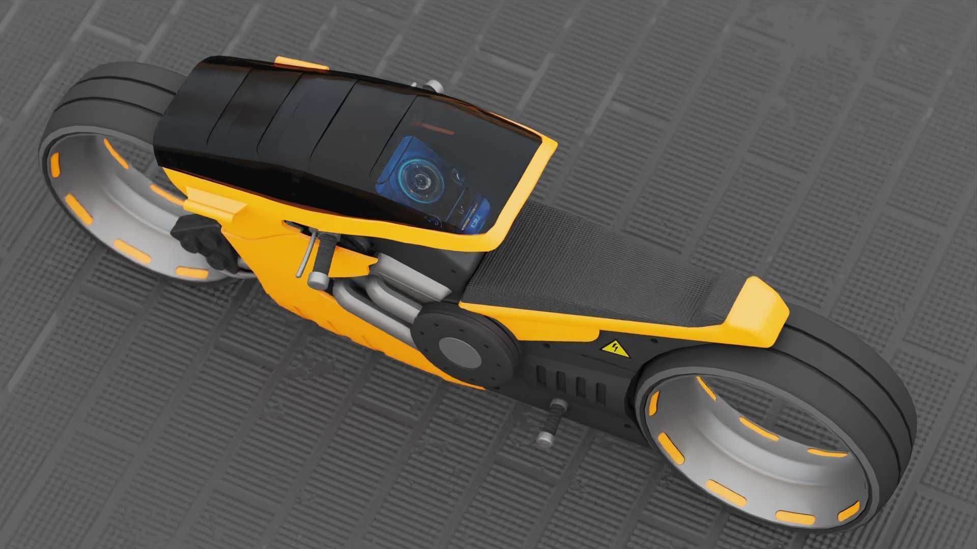 CONCEPT BIKE C-2000 RIGGED 3D model rigged | CGTrader