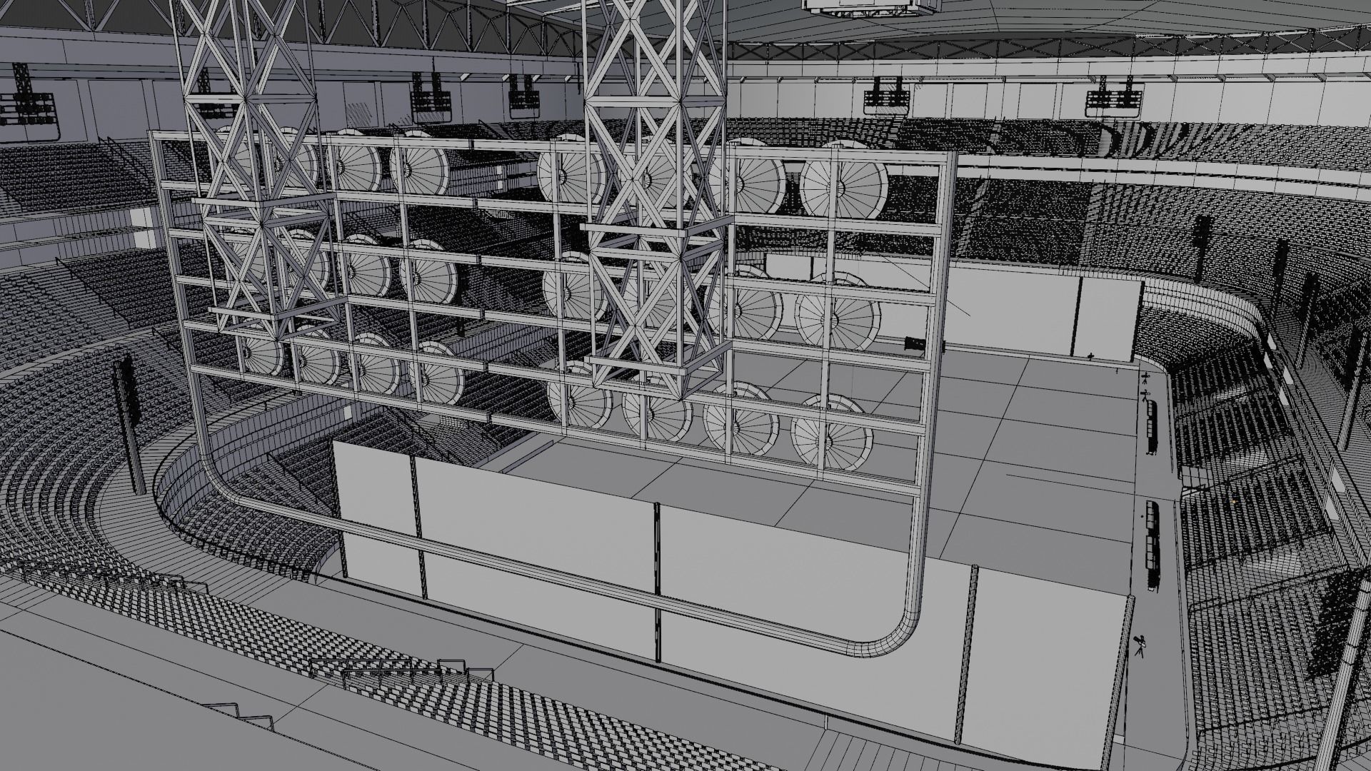 3D model Big football stadium VR / AR / low-poly | CGTrader