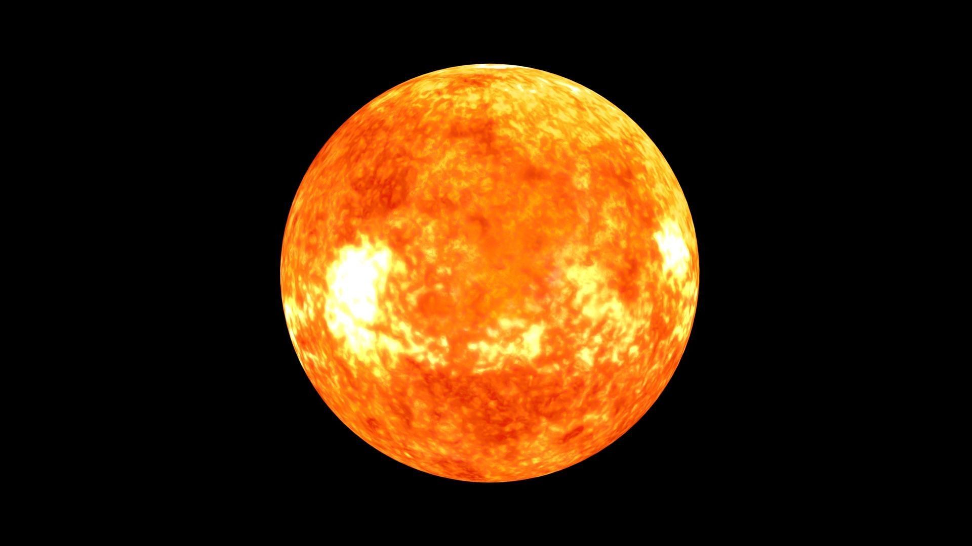 3D model Realistic planet sun VR / AR / low-poly | CGTrader