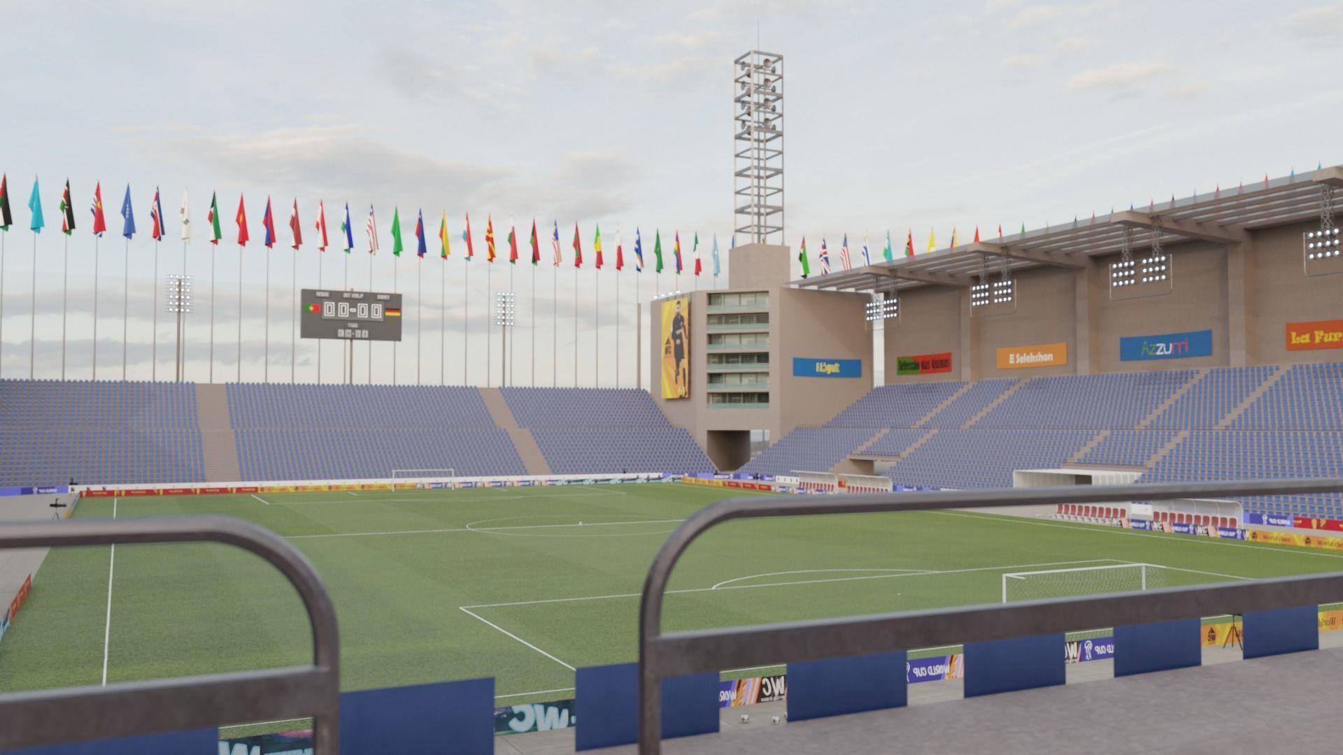 Football stadiums collection VR / AR / low-poly | CGTrader