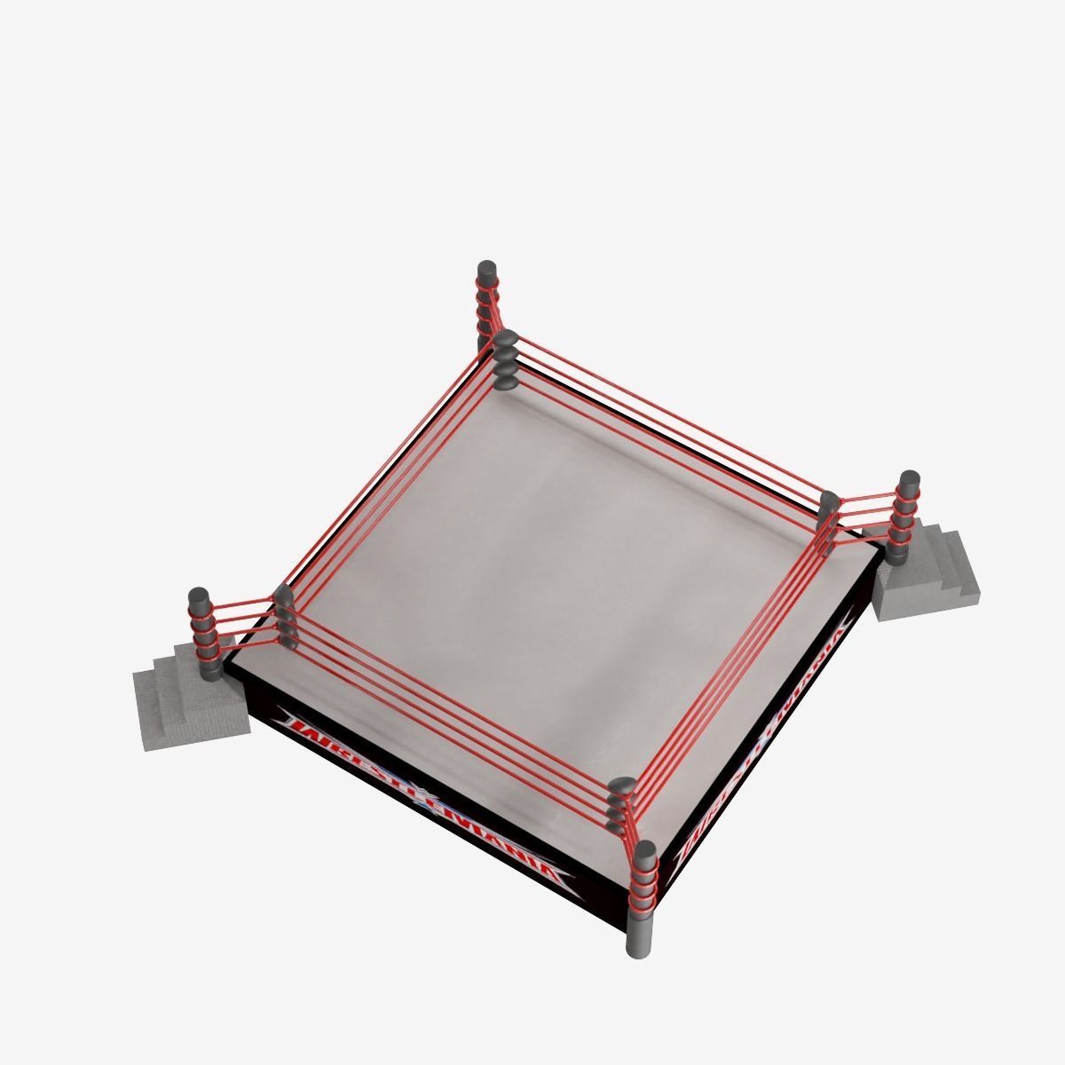 3D model Wrestling ring VR / AR / low-poly | CGTrader
