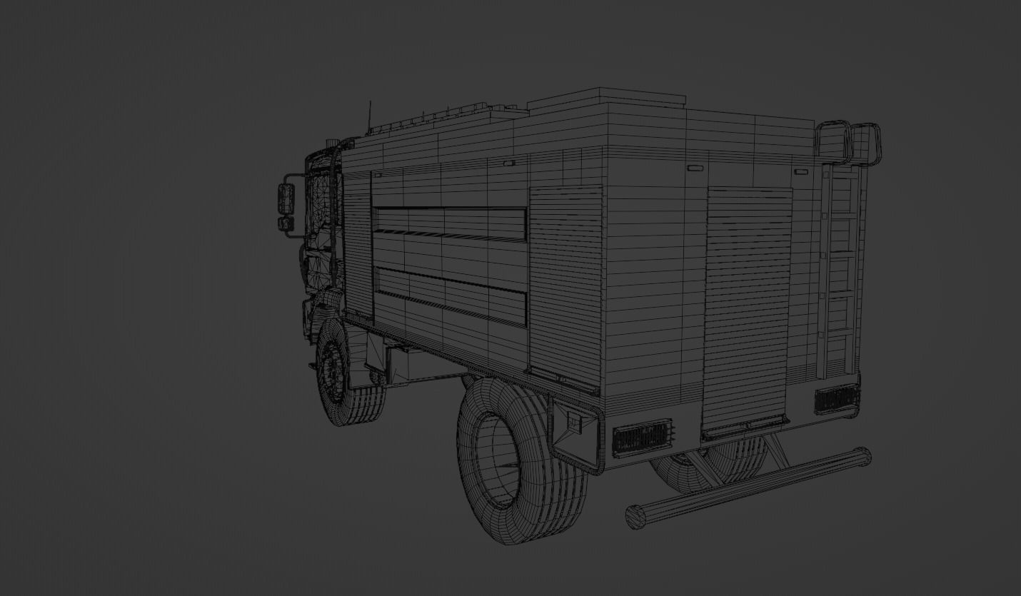 MAN TGM 13 290 Firetruck 3D model | CGTrader