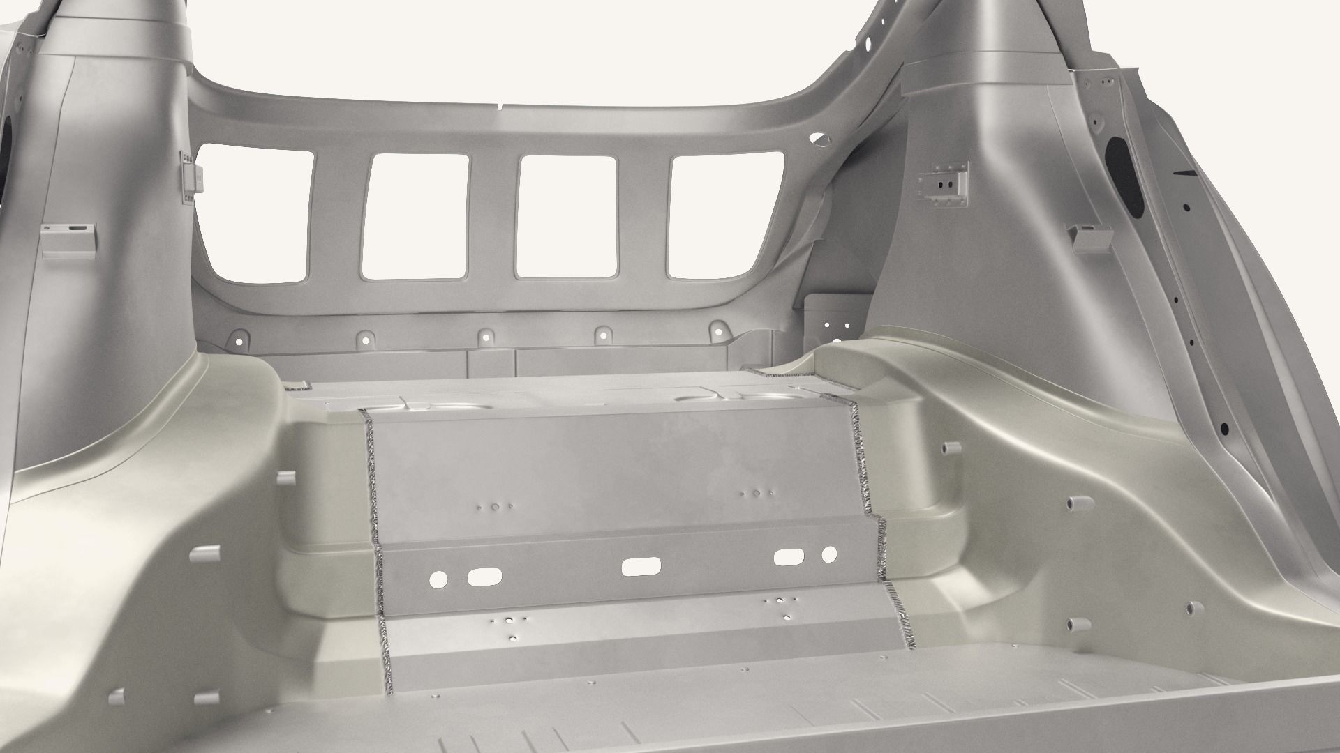 Tesla Model S Frame 2 3D model rigged | CGTrader