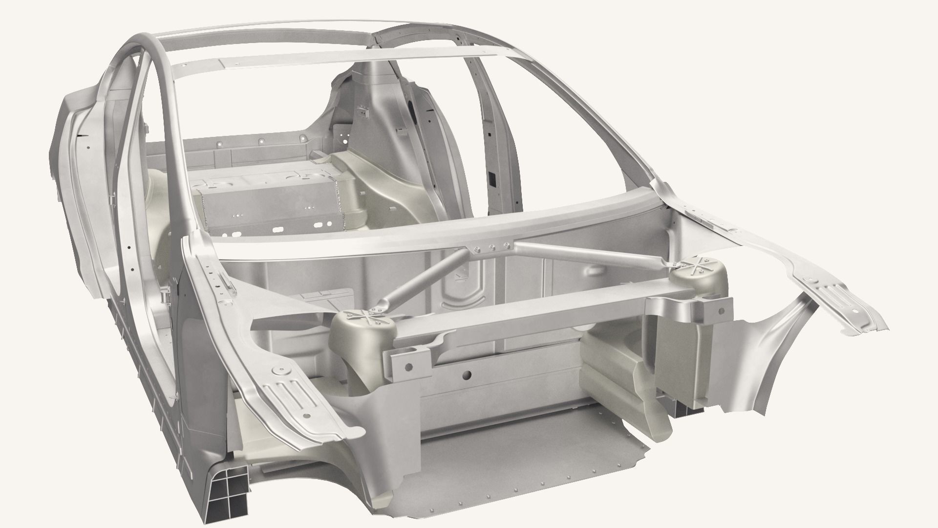 Tesla Model S Frame 3 3D model | CGTrader