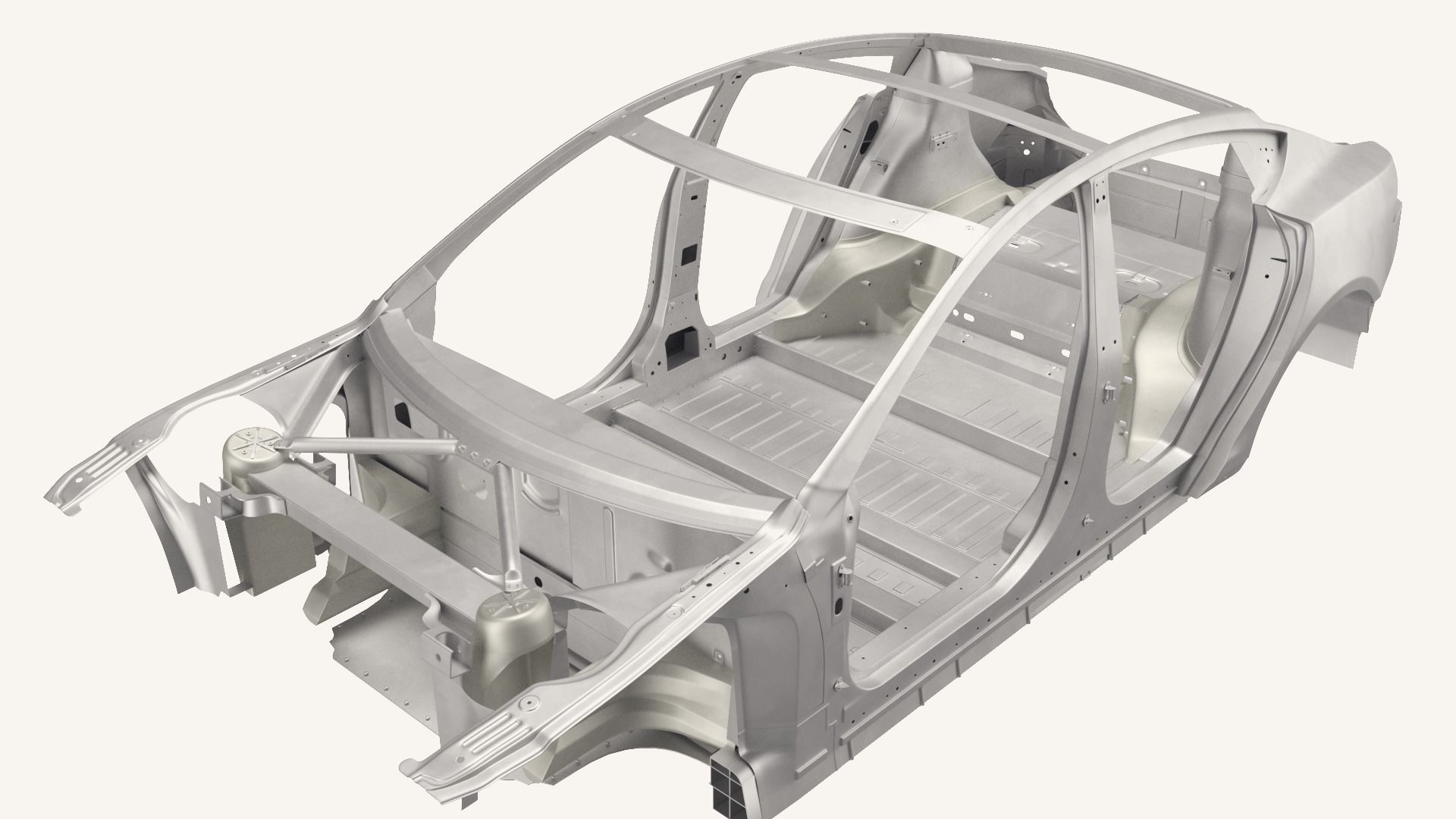 Tesla Model S Frame 3 3D model | CGTrader