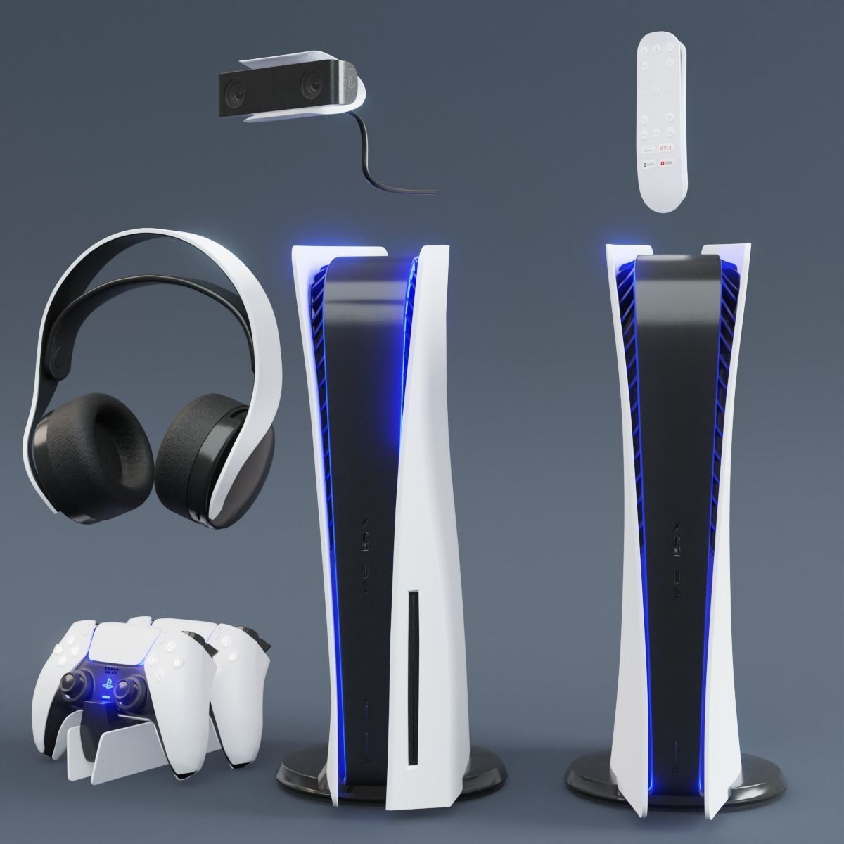 3D model Playstation PS5 Collection 3D model VR / AR / low-poly | CGTrader