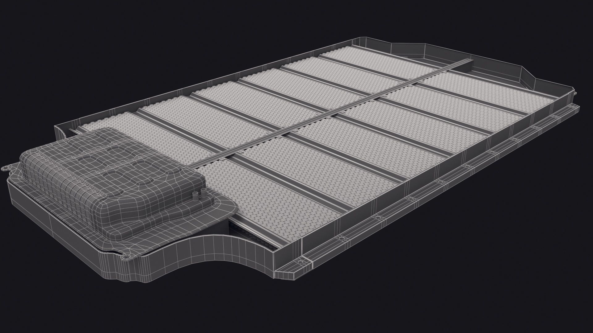 Tesla Model S Battery Pack 3D model | CGTrader