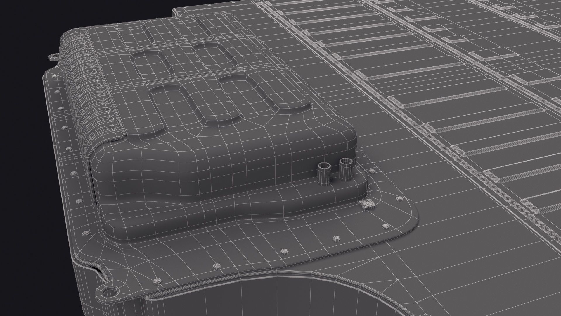 Tesla Model S Battery Pack 3D model | CGTrader