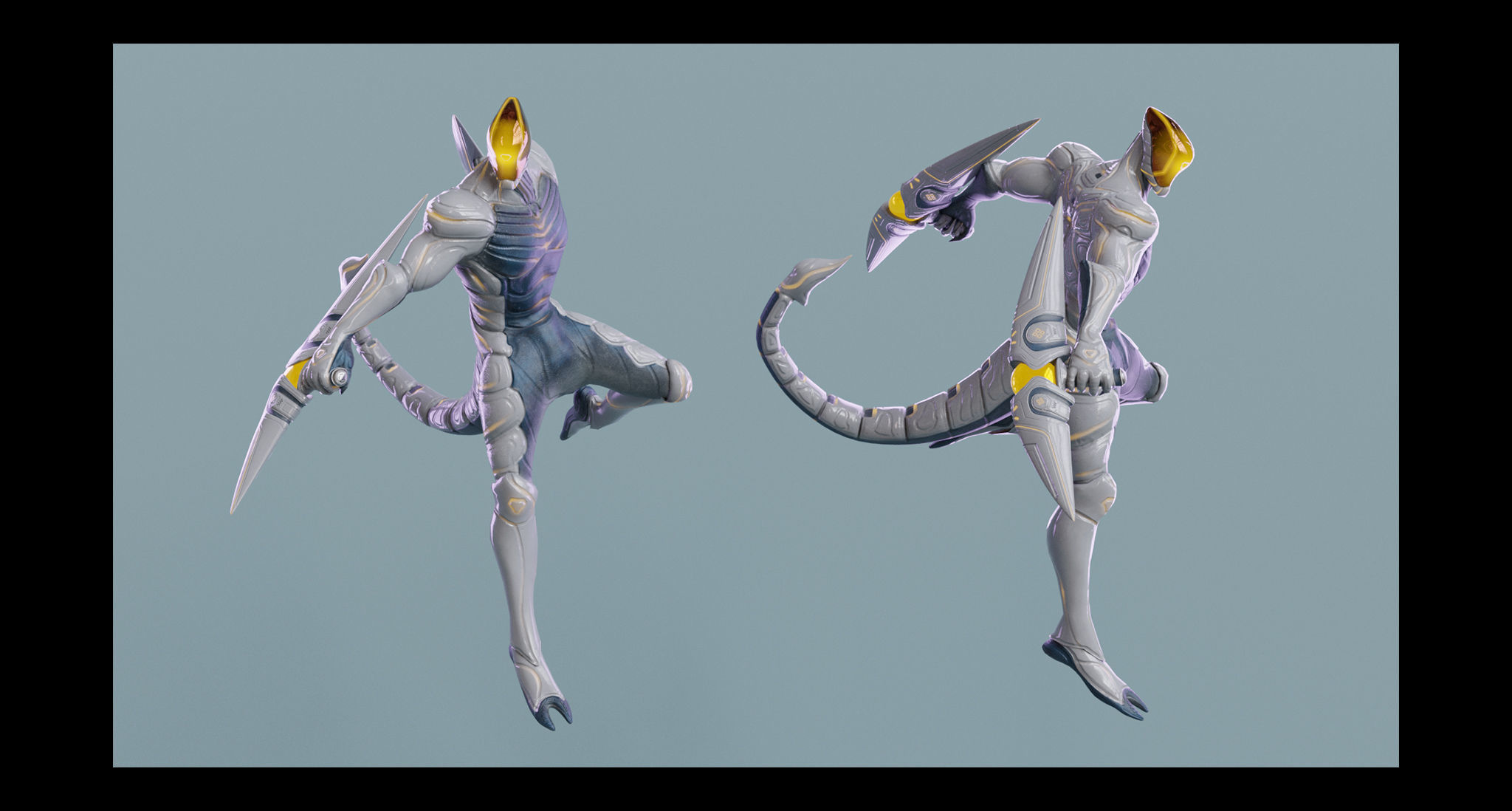 3D model Low Poly - Cyborg Zodiac Theme - Scorpio VR / AR / low-poly ...