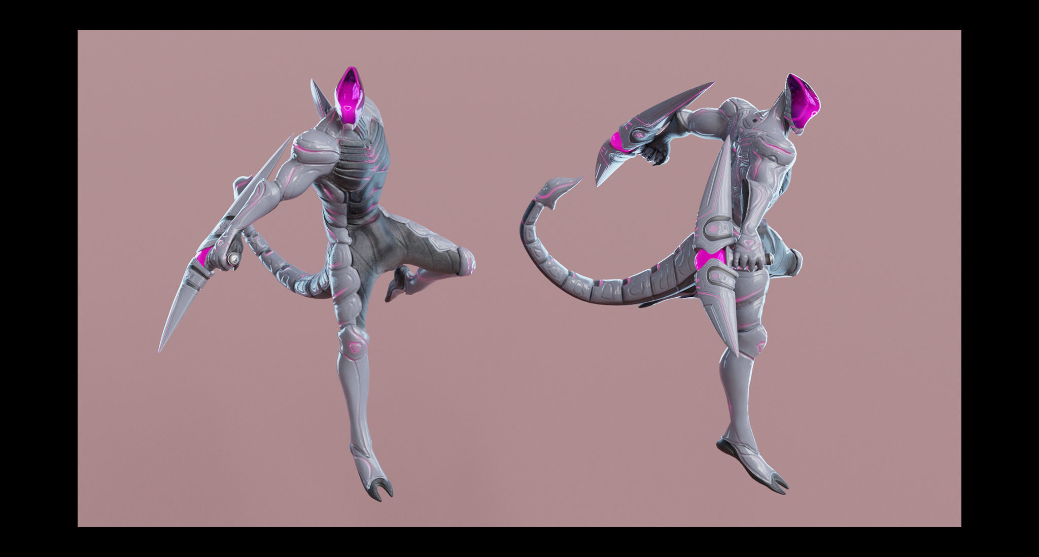 3D model Low Poly - Cyborg Zodiac Theme - Scorpio VR / AR / low-poly ...