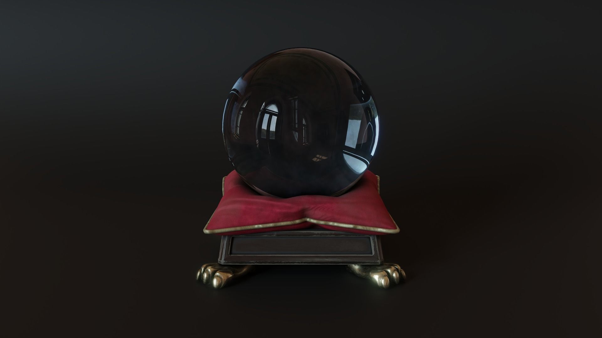 3D model Crystal Ball VR / AR / low-poly | CGTrader