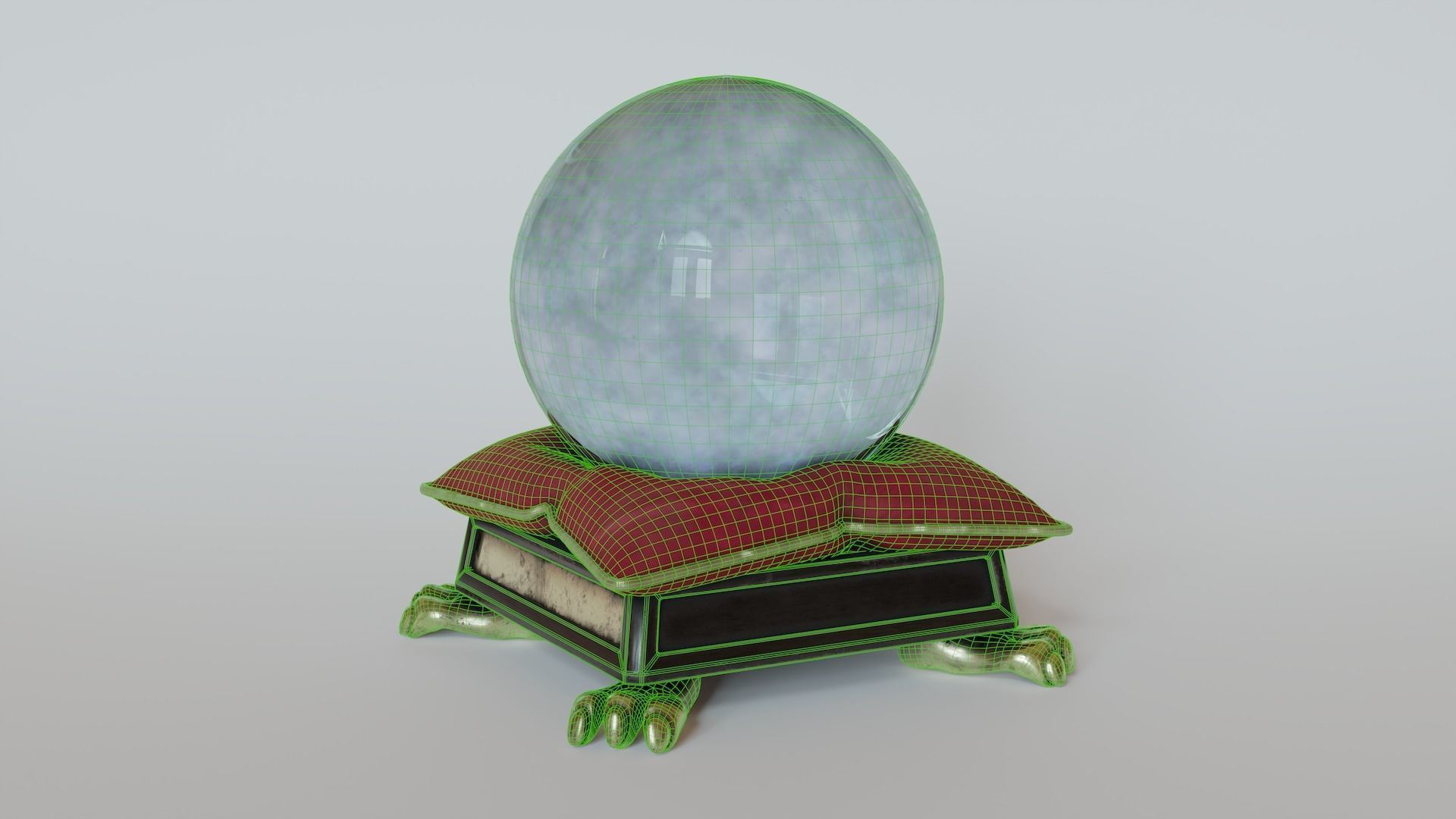 3D model Crystal Ball VR / AR / low-poly | CGTrader