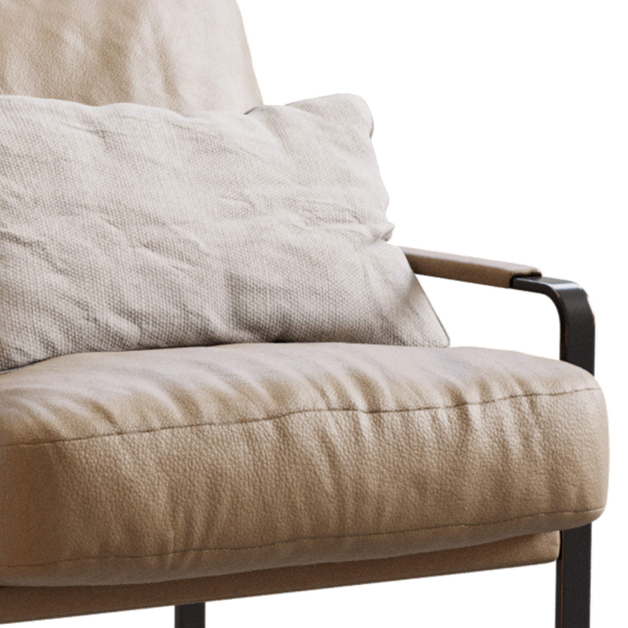 Walter Knoll Leather Armchair 3D model | CGTrader