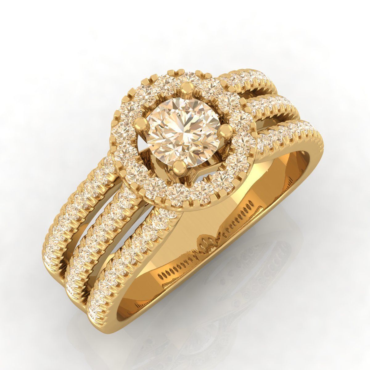 Set 7 rings 3DM STL OBJ model for 3D printing and CNC 3D model 3D ...