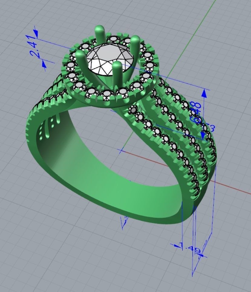 Set 7 rings 3DM STL OBJ model for 3D printing and CNC 3D model 3D printable | CGTrader
