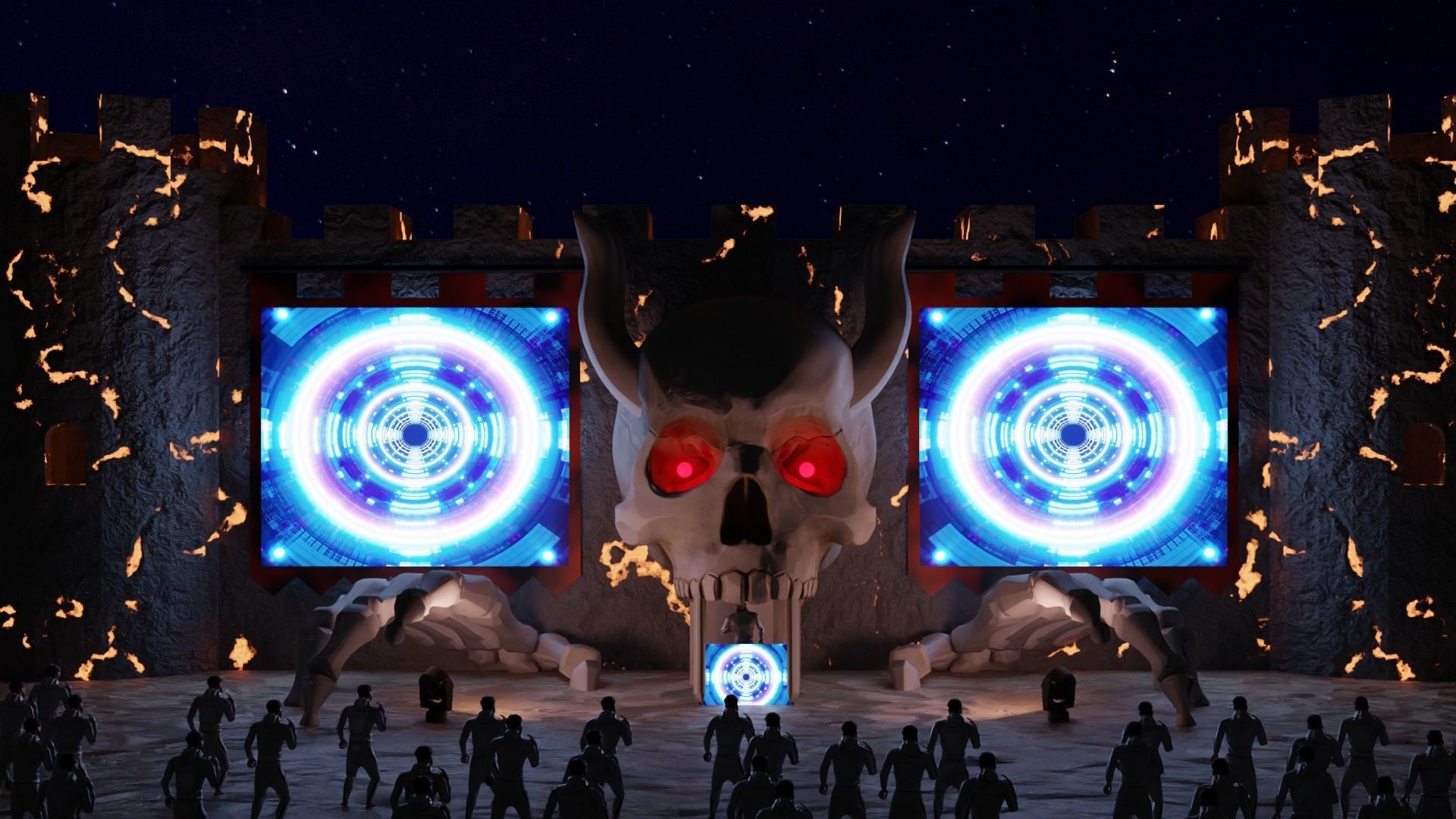 EDM Stage Design 3D model 3D model | CGTrader