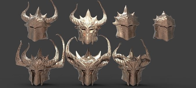 Thule Viking helmet Full collection 1 3D model | CGTrader