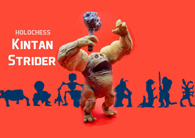 Articulated kintan strader dejarik character 3D model 3D printable ...
