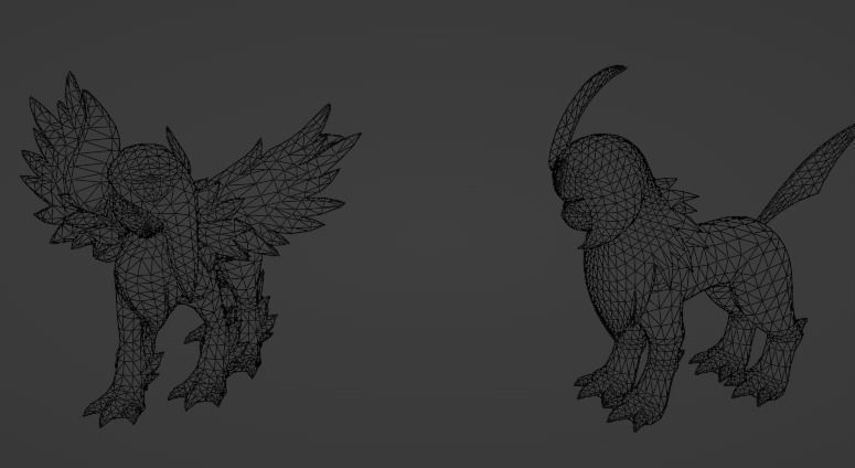 3D model Absol Pokemon Character VR / AR / low-poly | CGTrader