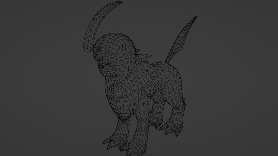 3D model Absol Pokemon Character VR / AR / low-poly | CGTrader