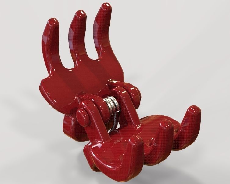 Micro Claw Clip 3D model 3D printable | CGTrader