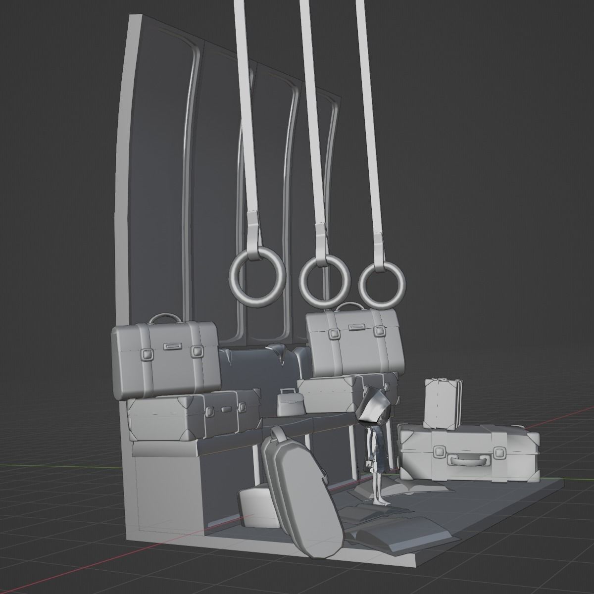 little nightmare game environment 3D model | CGTrader