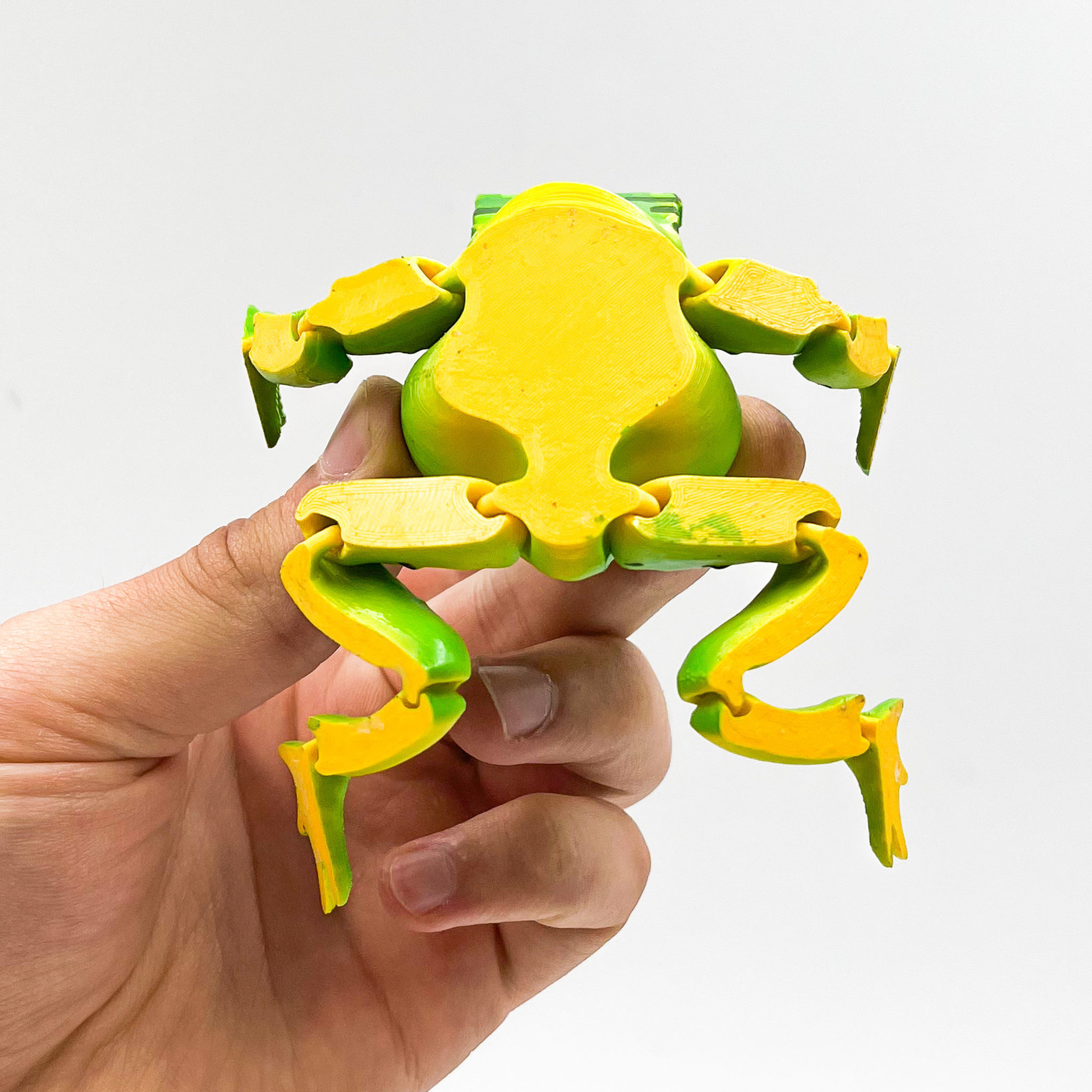 MINECRAFT Flexi Creeper Frog articulated no supports 3D model 3D ...