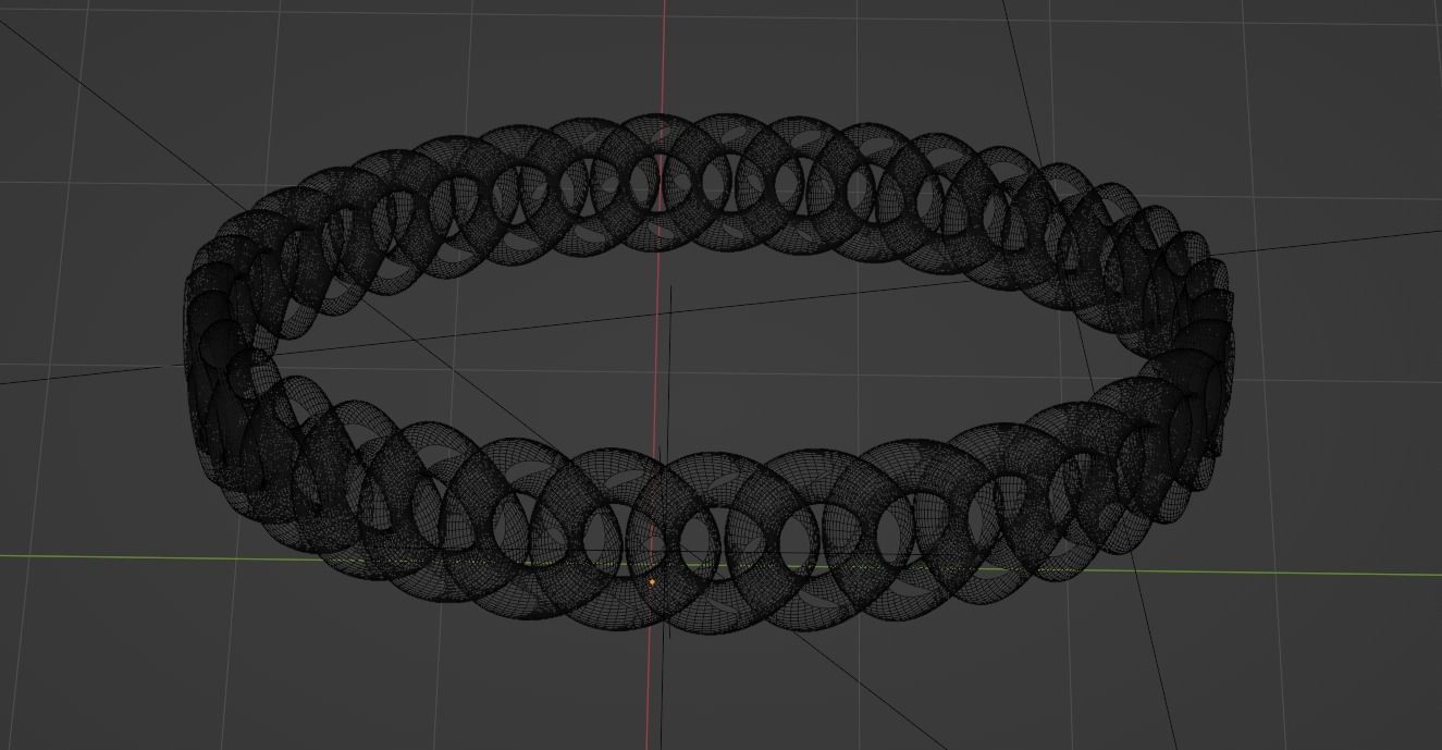 3D model Cuban Chain VR / AR / low-poly | CGTrader