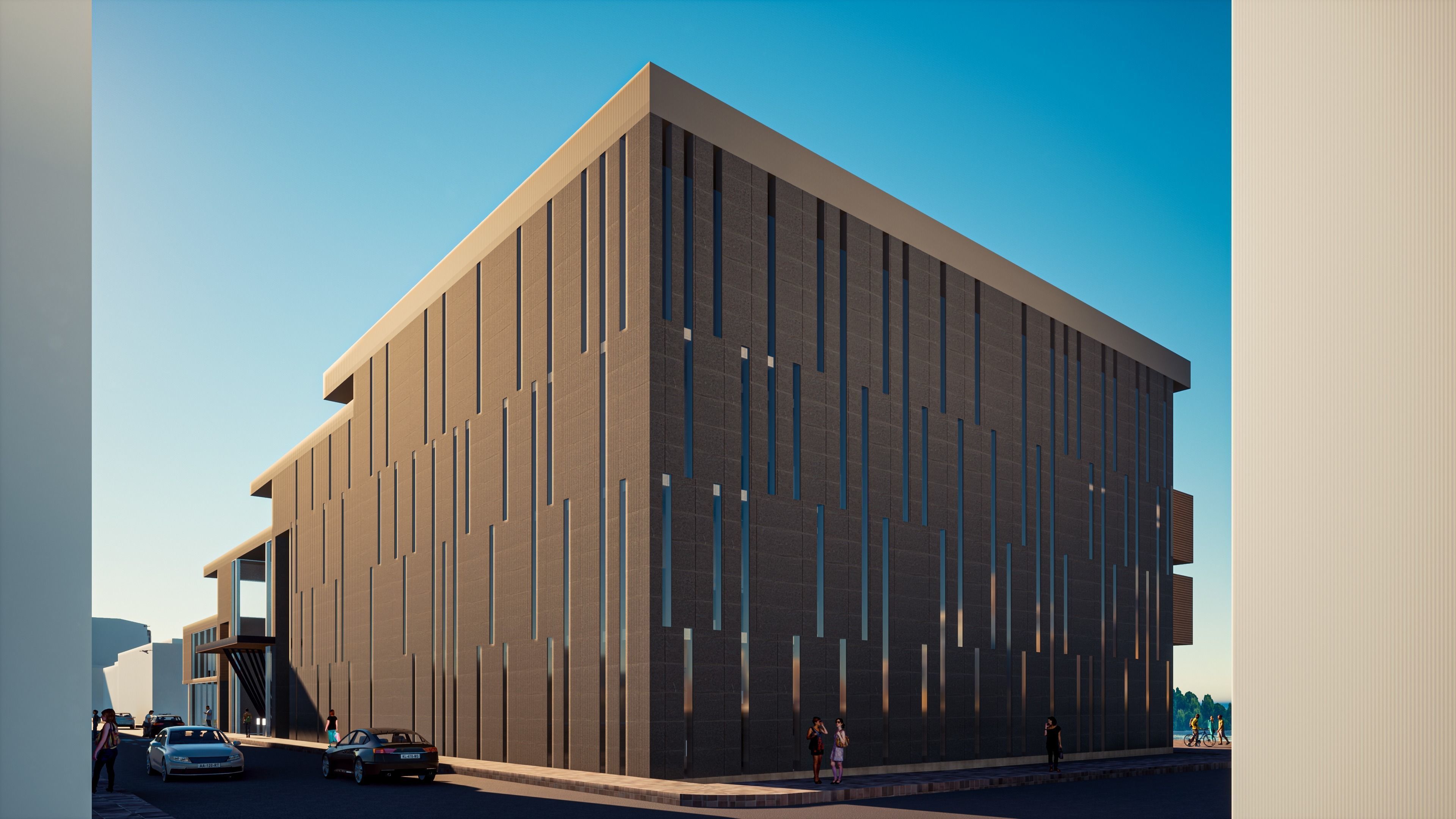 Museum Building Revit Project 3D model | CGTrader