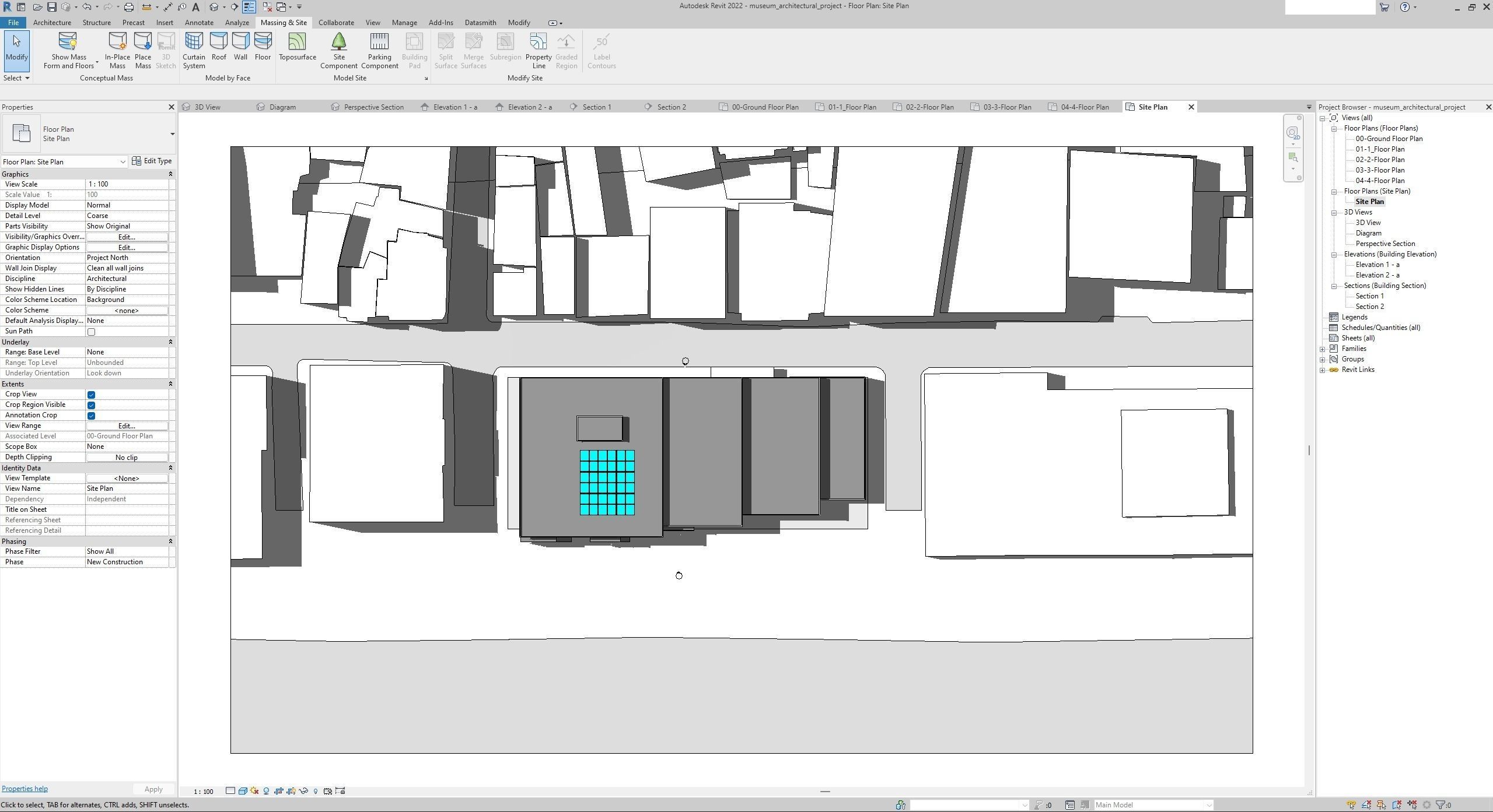 Museum Building Revit Project 3D model | CGTrader