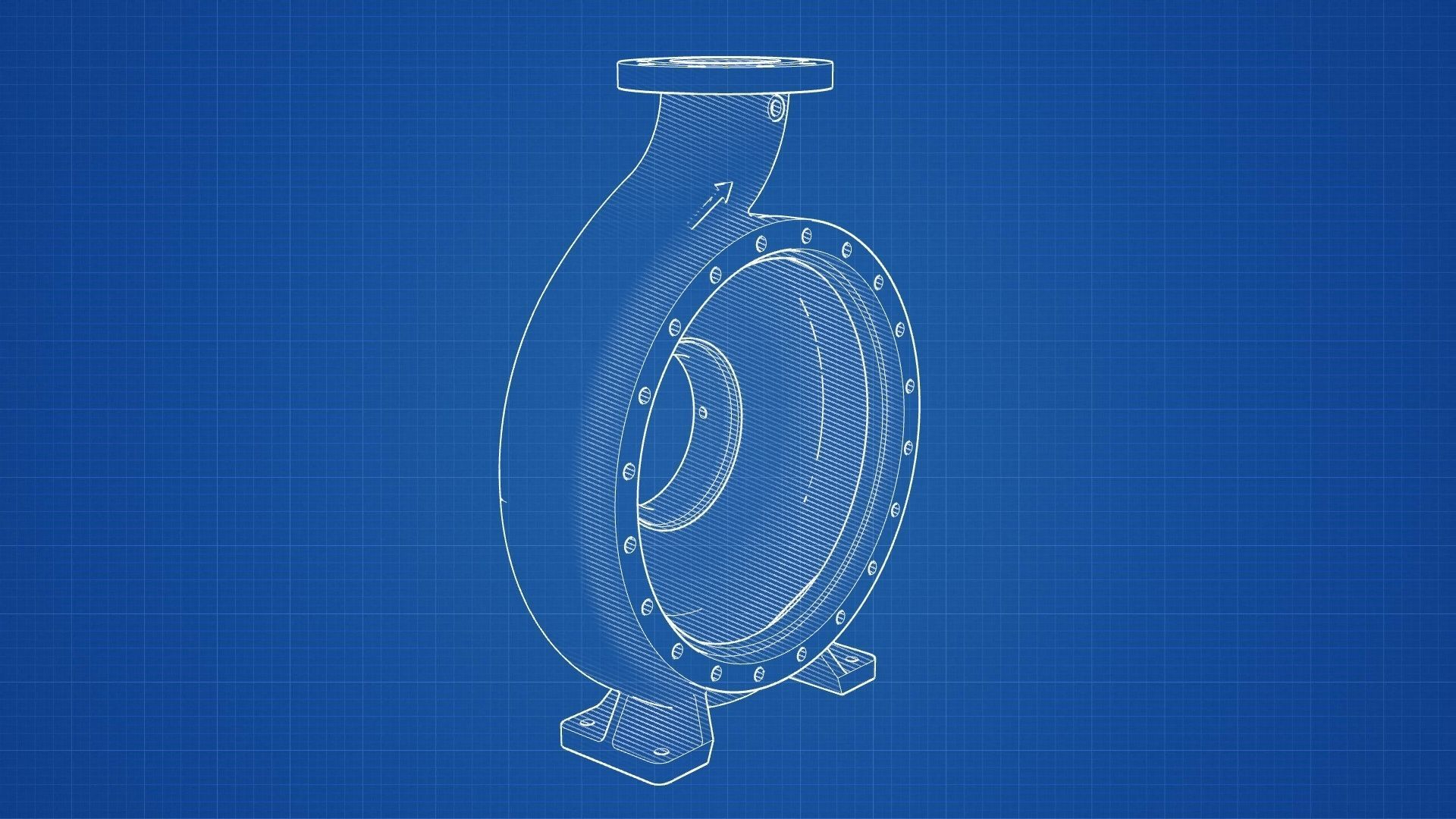 Volute Pump Model 3D model 3D printable | CGTrader