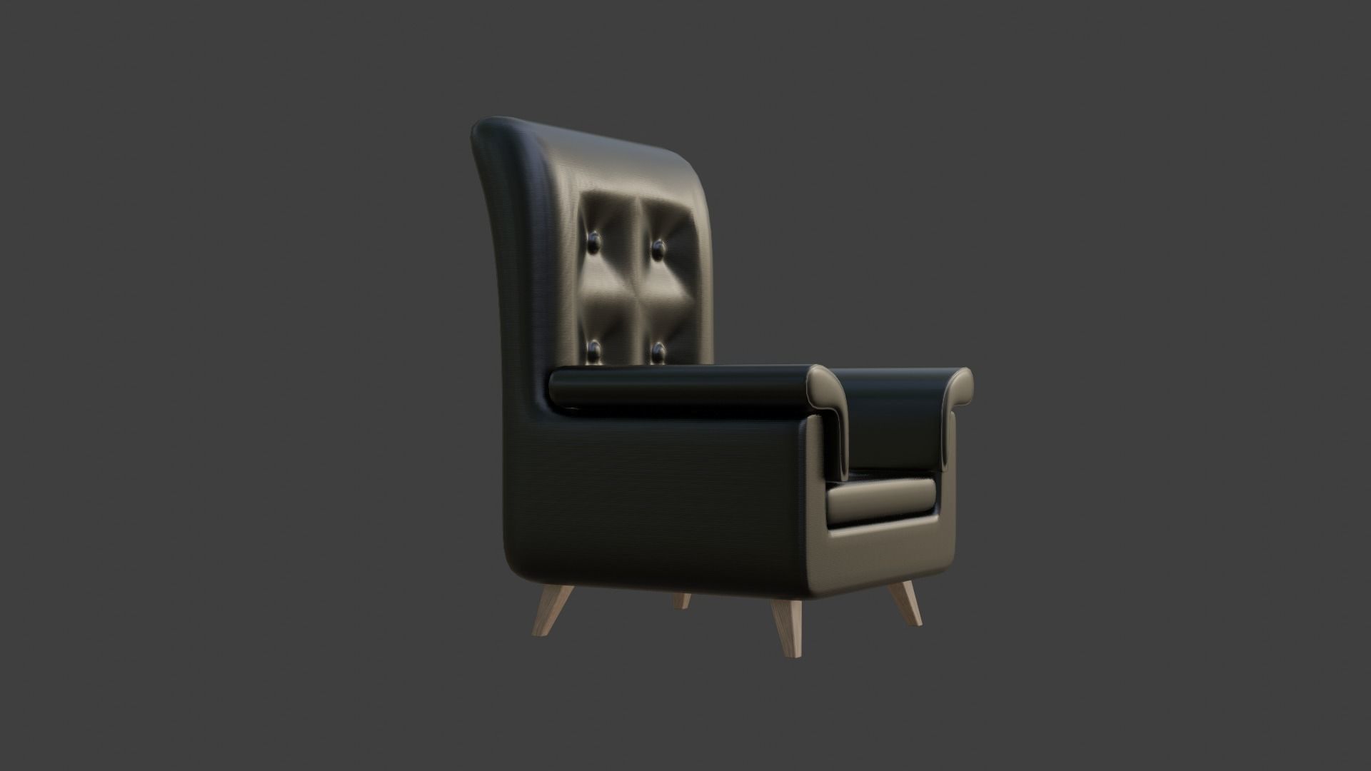 3D model Sofa - Chair 3D Model - Low Poly VR / AR / low-poly | CGTrader