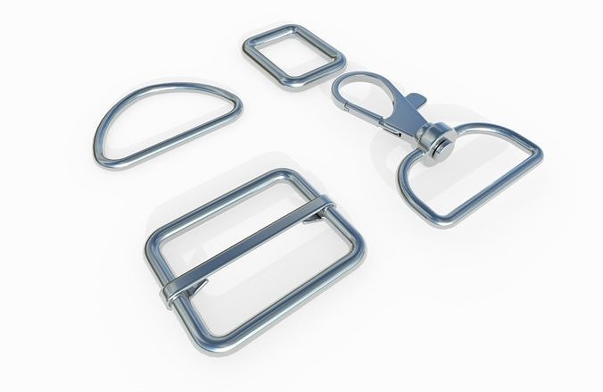 3D model Clothing Hardware Set01 VR / AR / low-poly | CGTrader