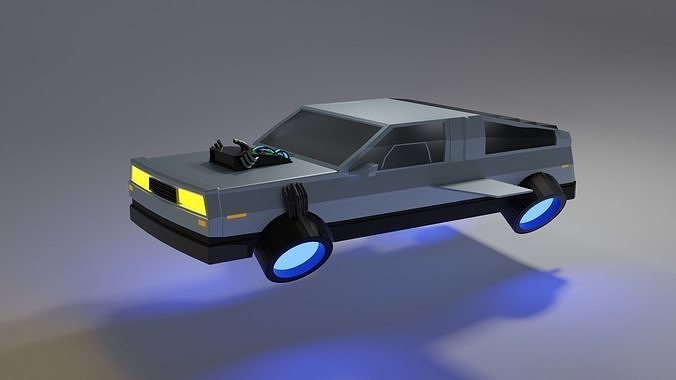 3D model cyber punk car VR / AR / low-poly | CGTrader