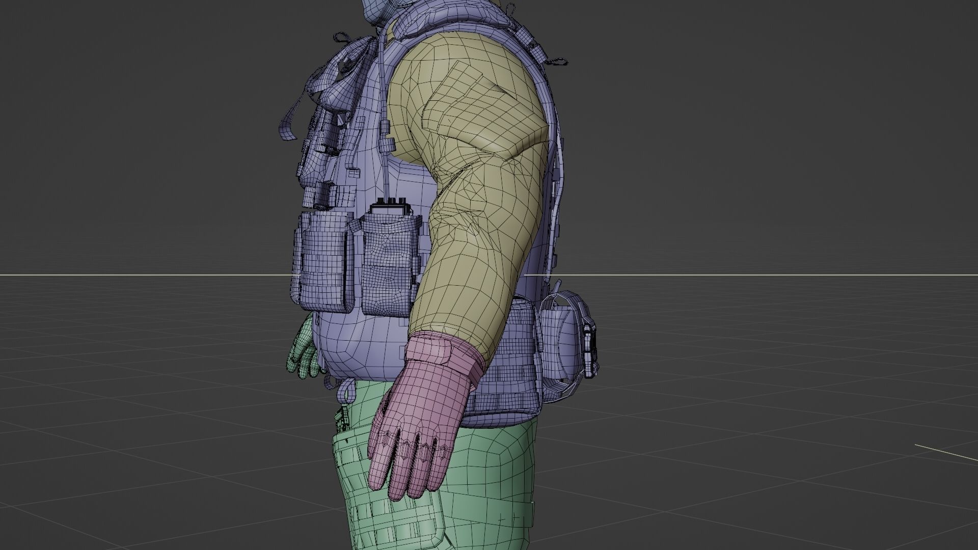 SOLDIER Flight Deck Crew 3D model | CGTrader