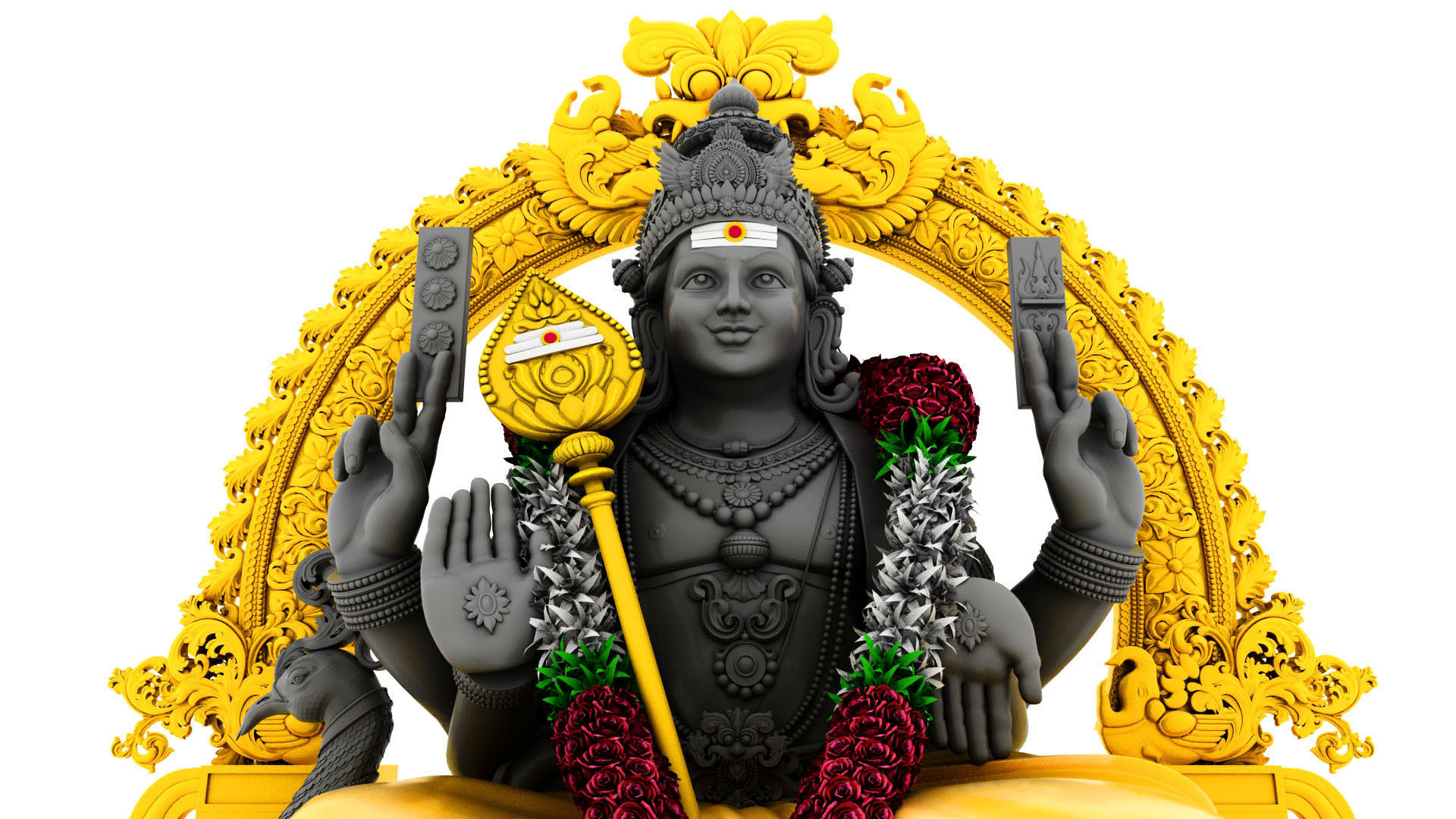 lord murugan muruga 3D model | CGTrader