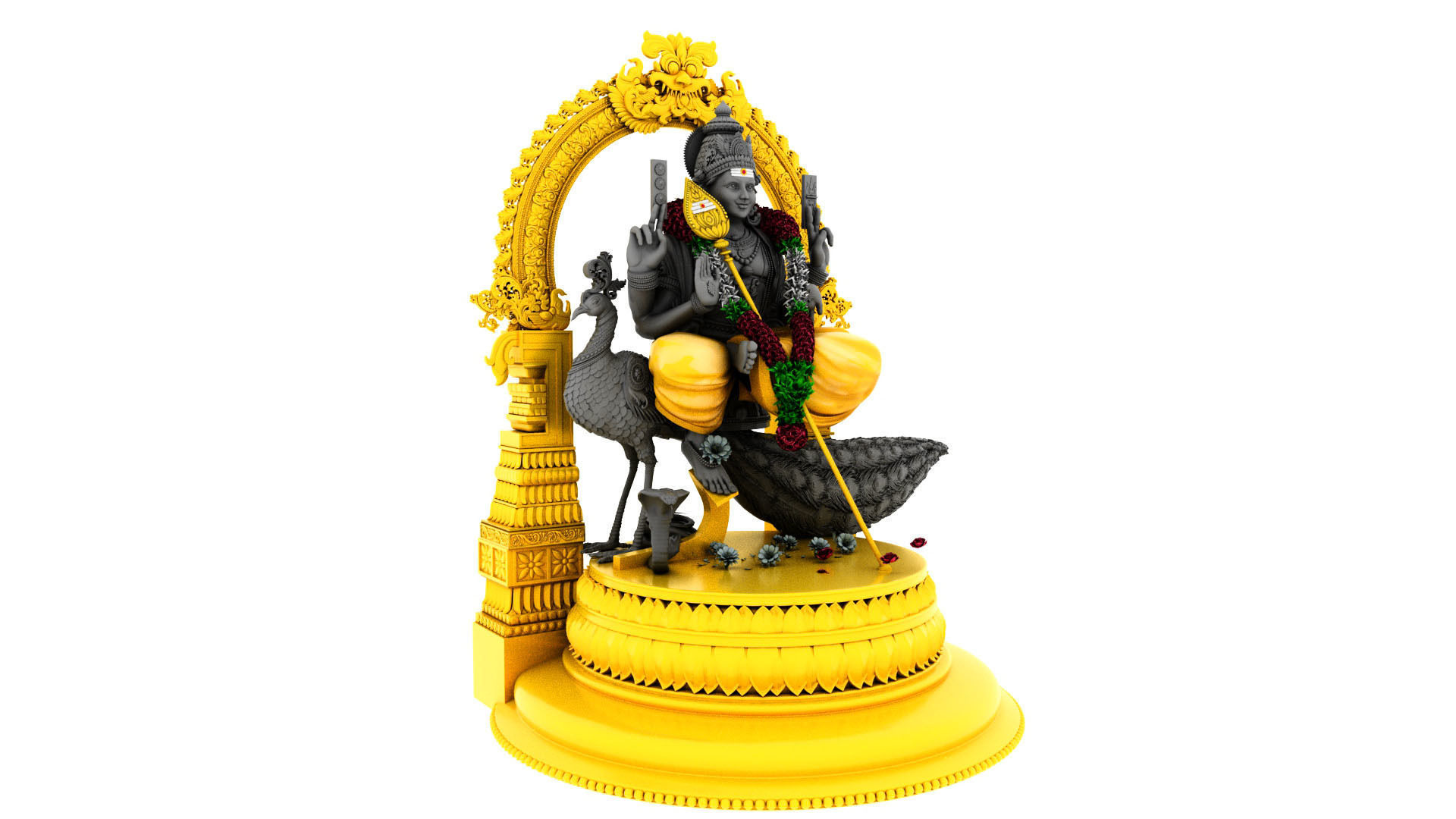 lord murugan muruga 3D model | CGTrader