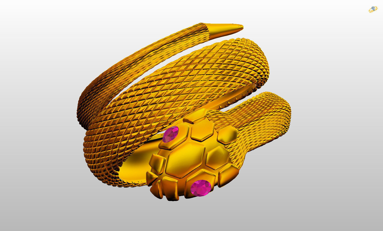 SNAKE BEND 3D model 3D printable | CGTrader