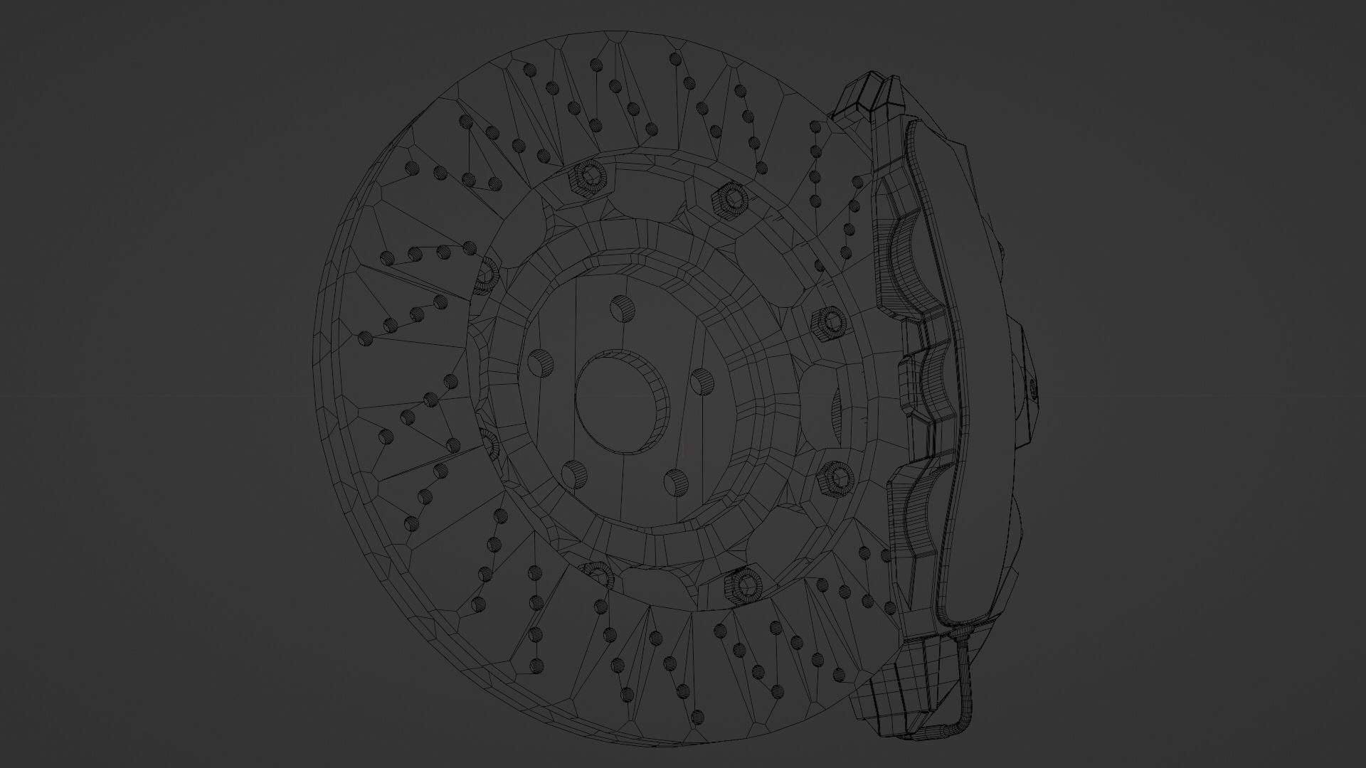 Custom Brembo GT M kit Disk Brake 3D model | CGTrader