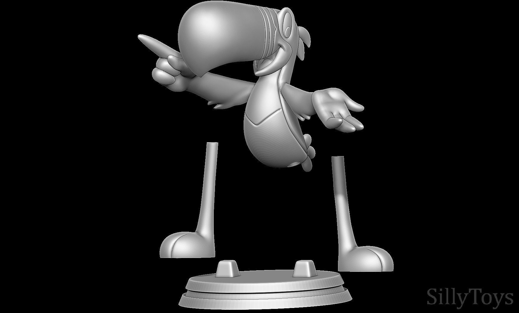 Toucan Sam - Froot Loops 3D model 3D printable | CGTrader