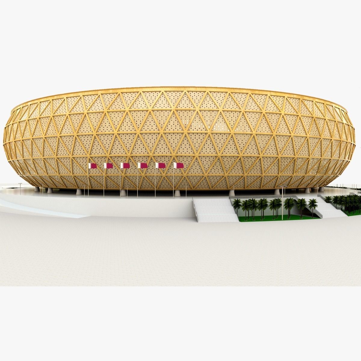 Lusail Qatar Stadium 2022 3D model | CGTrader