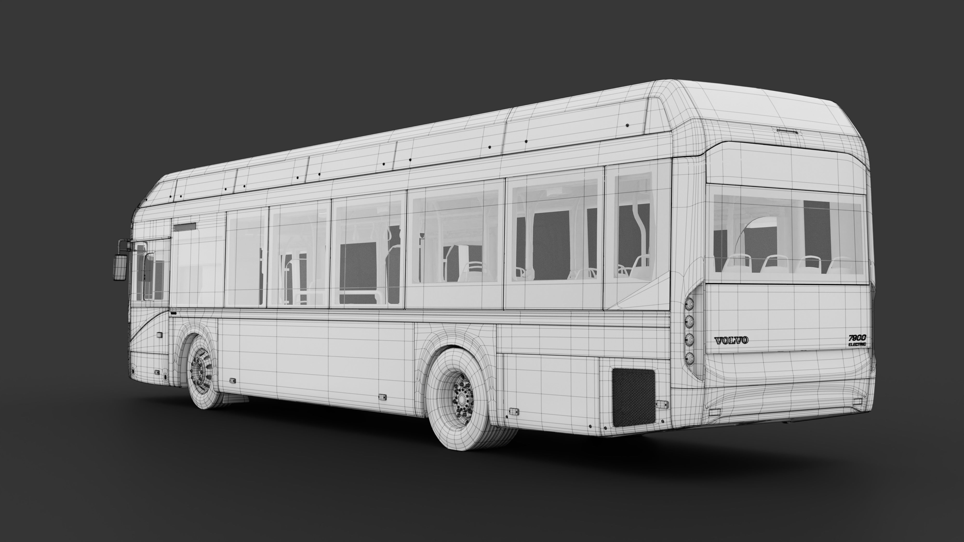 Volvo 7900 Electric 3D model | CGTrader