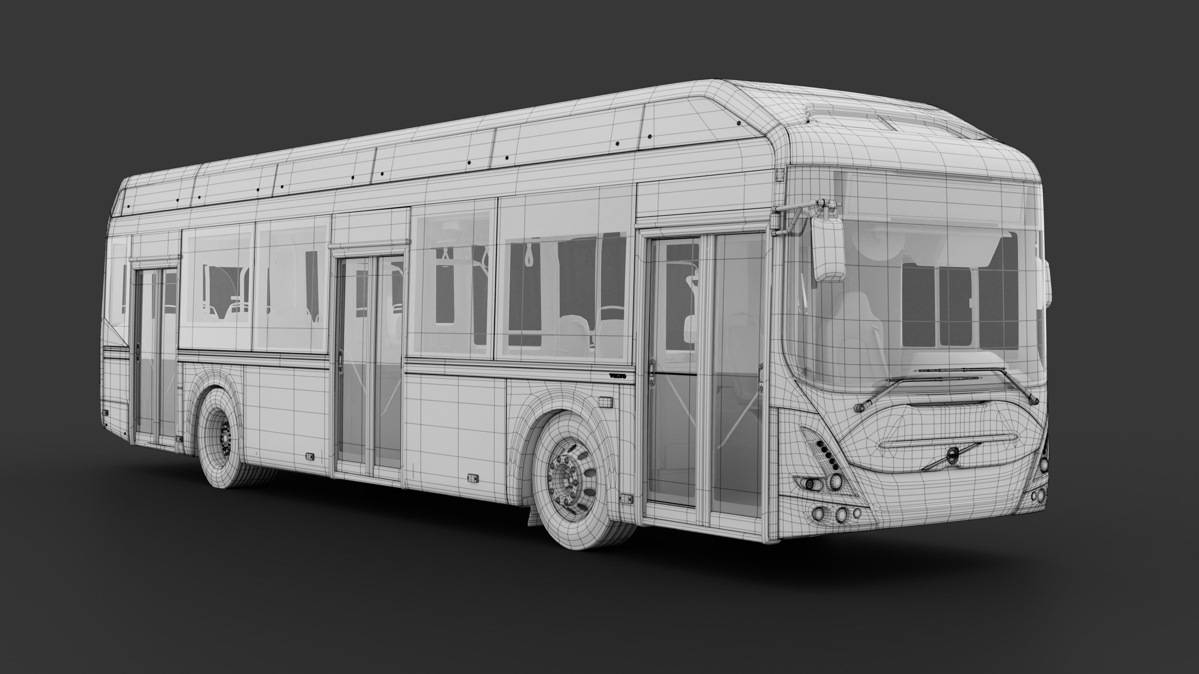 Volvo 7900 Electric 3D model | CGTrader