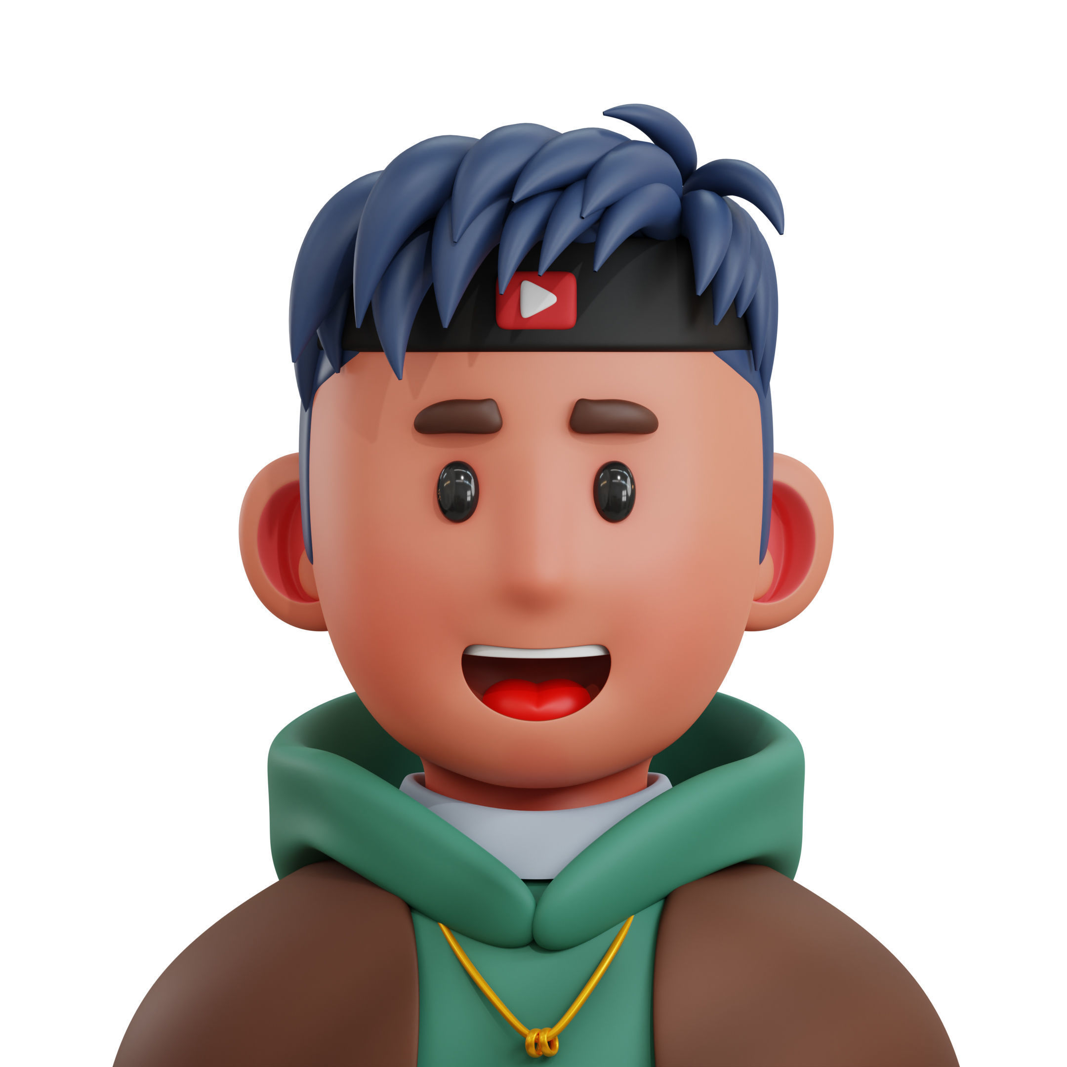 3D model Youtuber Profession VR / AR / low-poly | CGTrader