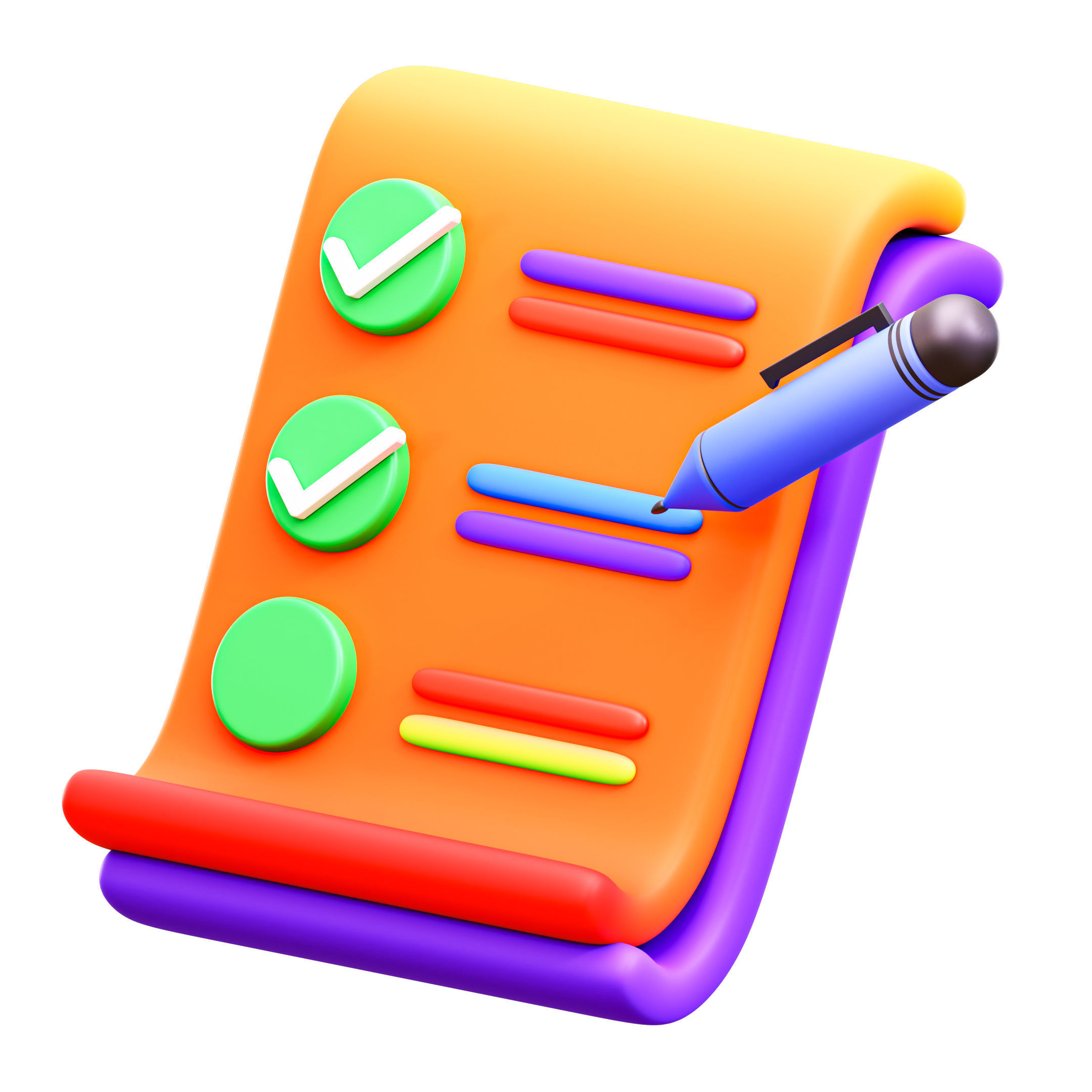 3D model Task Done VR / AR / low-poly | CGTrader