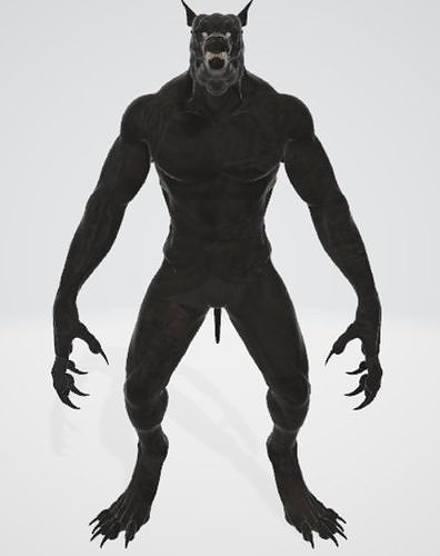 3D model Werewolf Boxing VR / AR / low-poly | CGTrader
