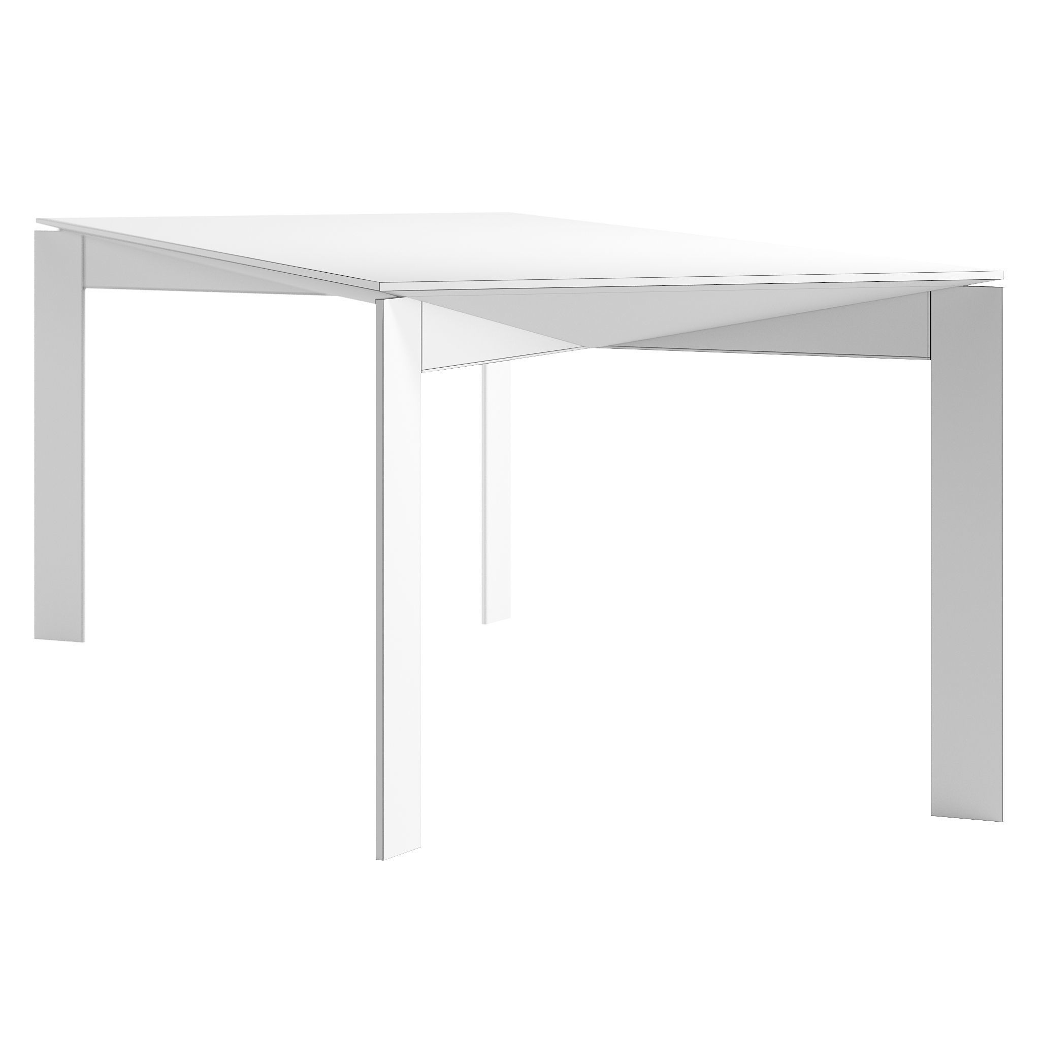 Branca Arch Dining Table 3D model | CGTrader