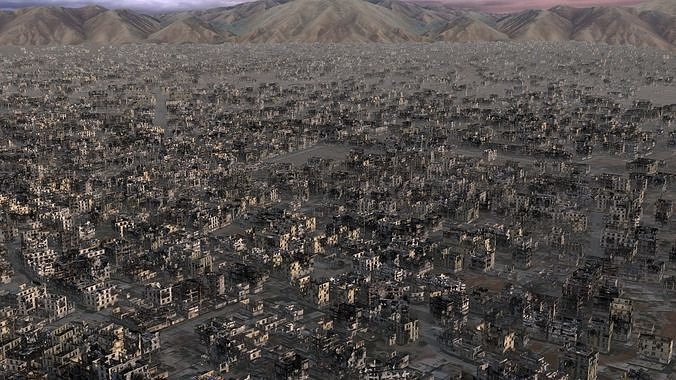 Ruined City 3D model | CGTrader