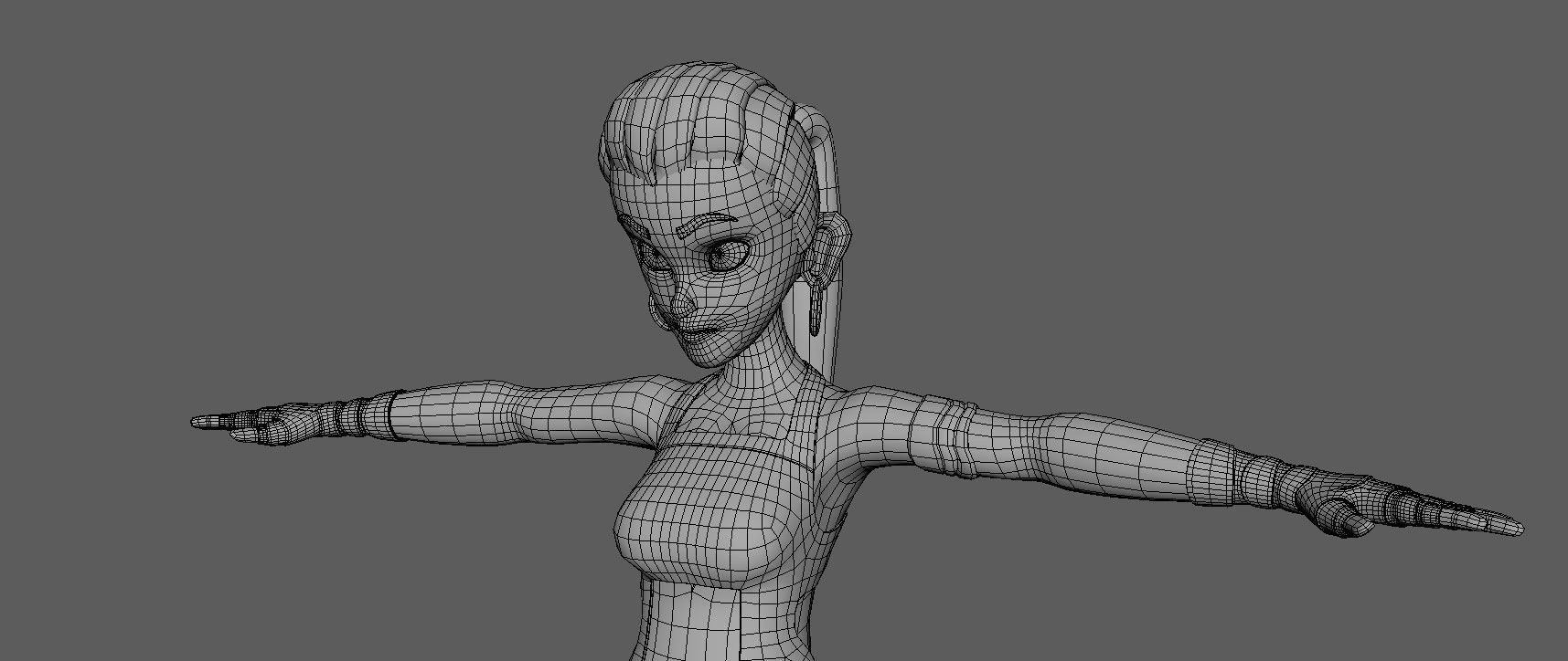 Winda female character free 3D model | CGTrader