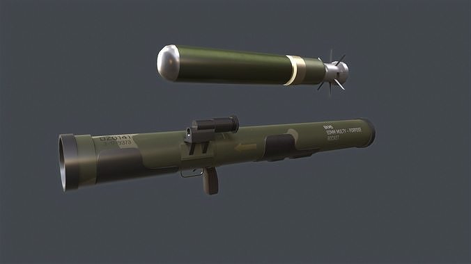 DZG-141 China thermobaric launcher 3D model | CGTrader